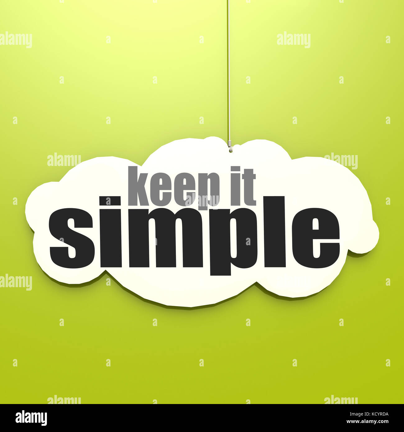 White cloud with keep it simple image with hi-res rendered artwork that ...