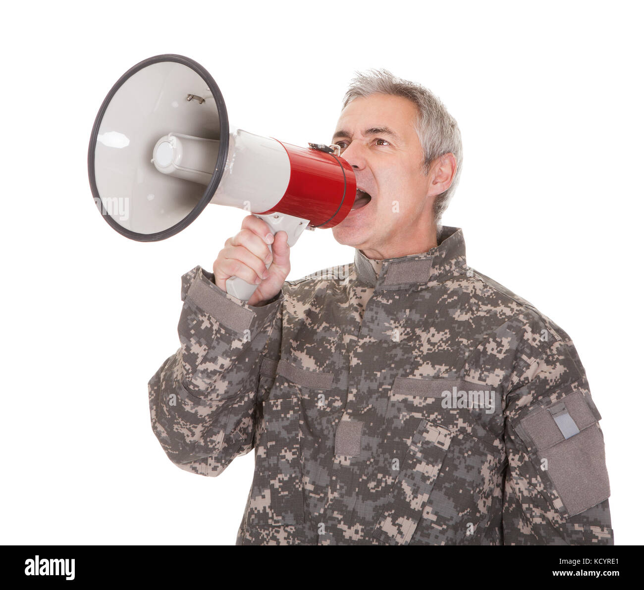 Army Commander Yelling