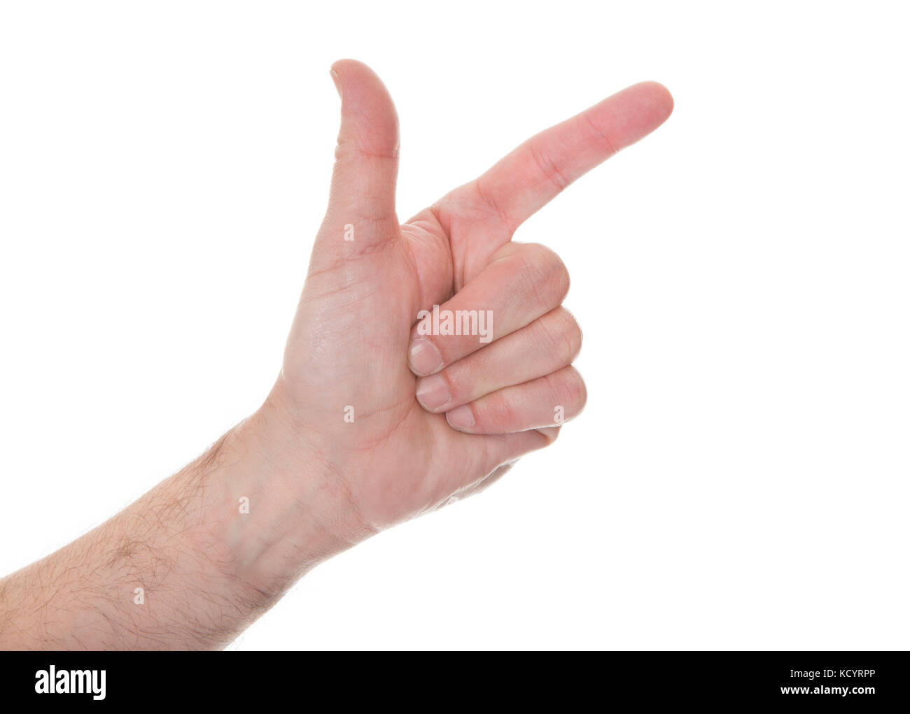 Close-up Of Human Hand Gesturing Number Two Over White Background Stock ...