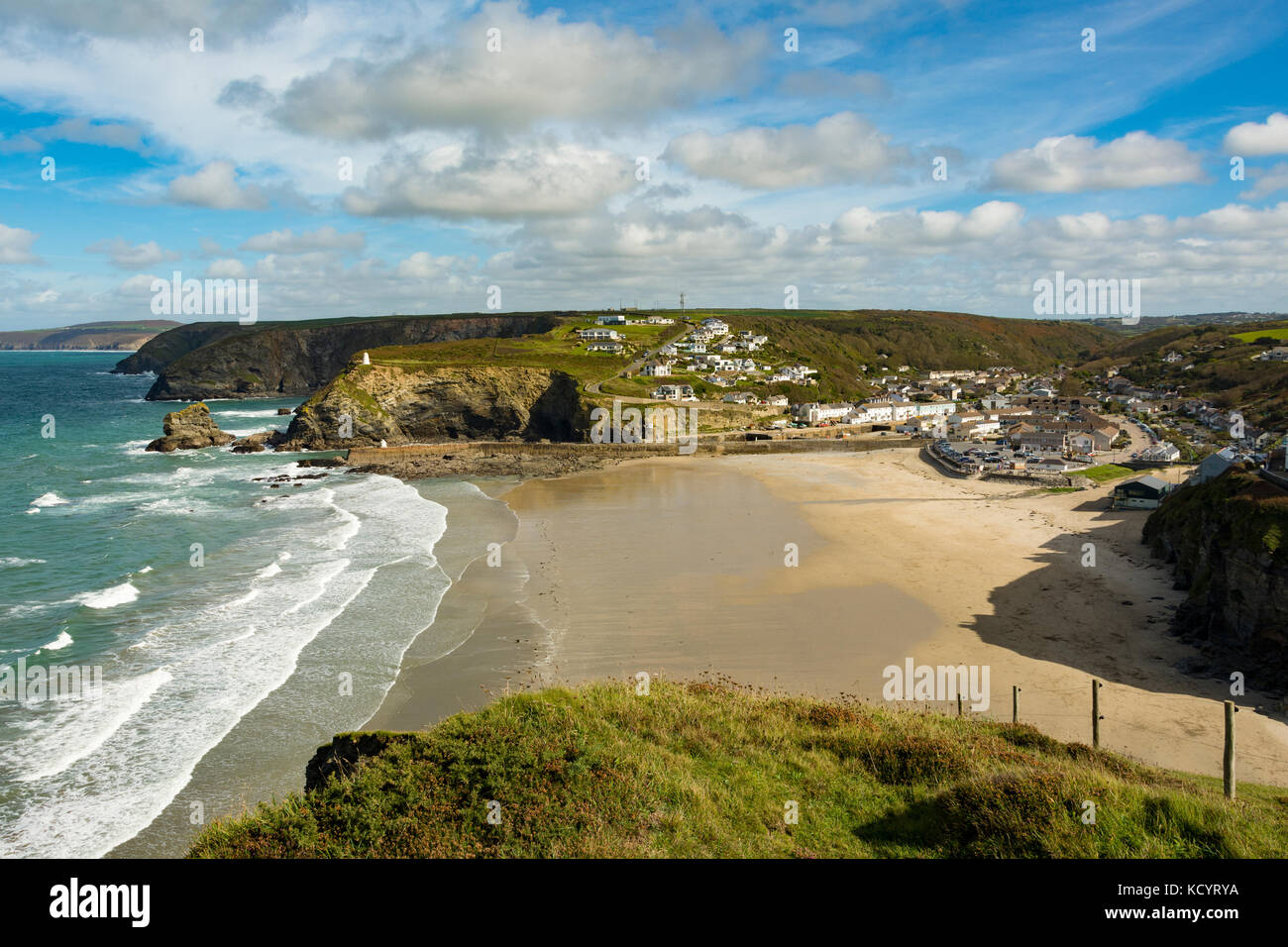 Portreath cornwall village hi-res stock photography and images - Alamy