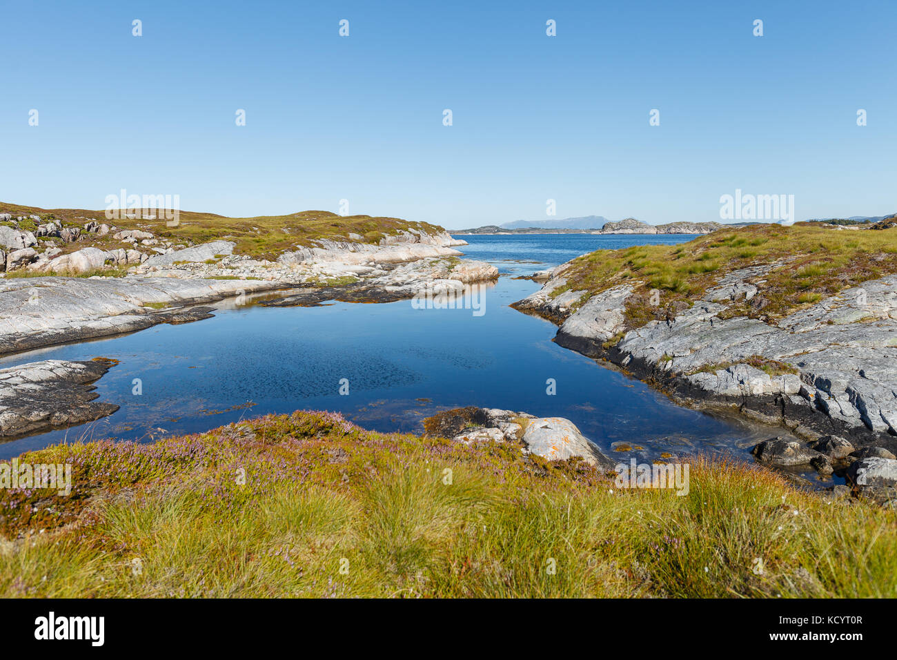 Beautiful view on norwegian fjords Stock Photo - Alamy