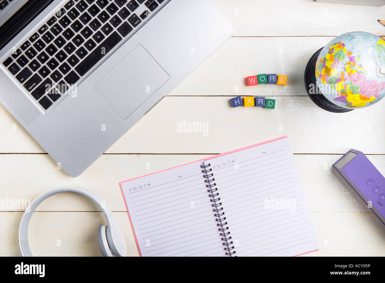 Computer laptop research working on desk concept Stock Photo - Alamy