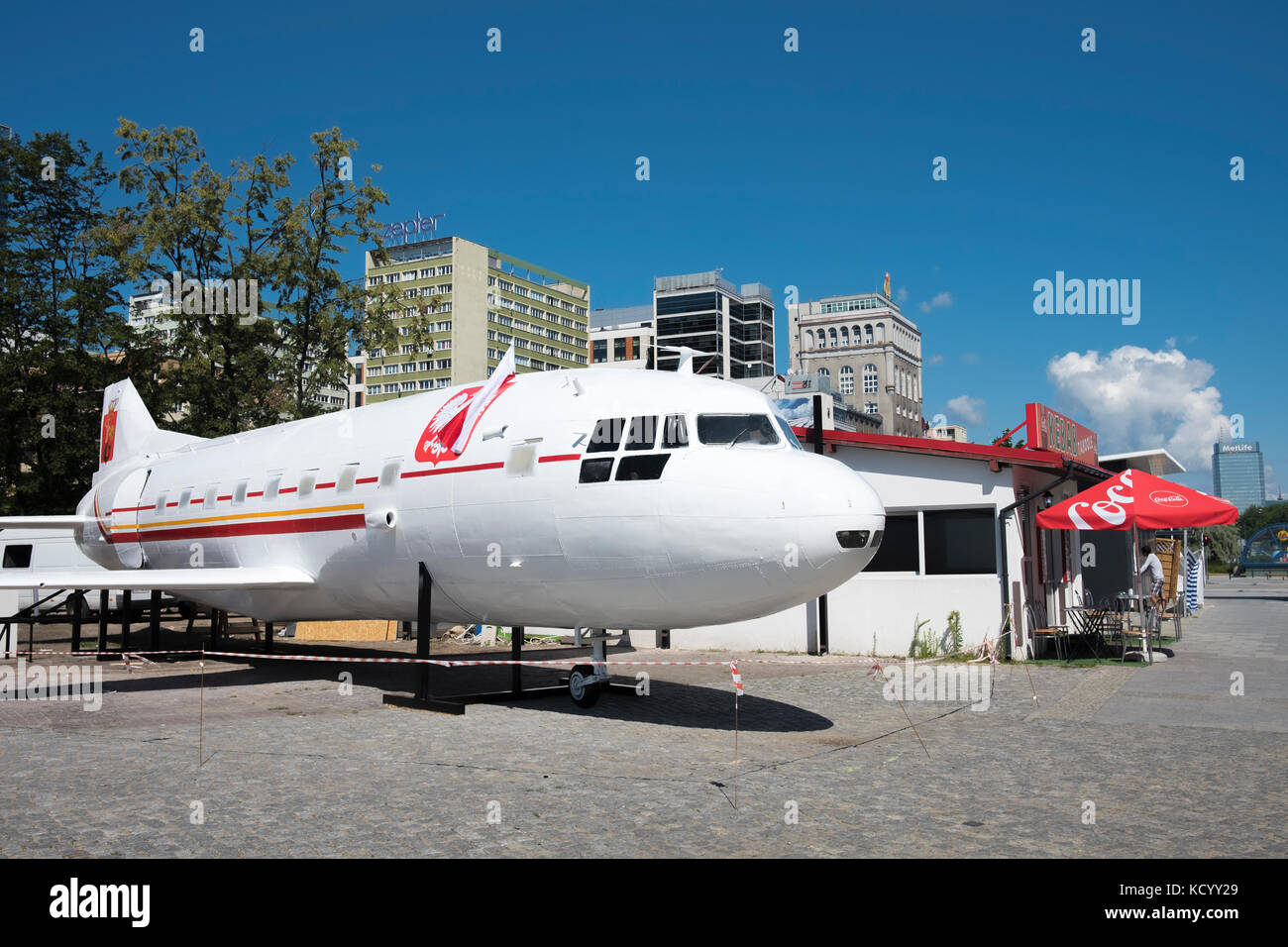 Warsaw airline international cafe restaurant hi-res stock photography ...