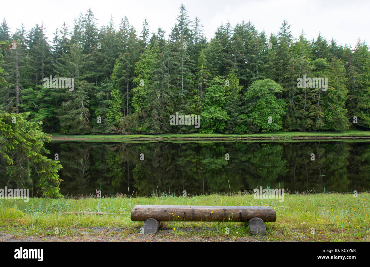 Tlell River, Haida Gwaii, formerly known as Queen Charlotte Islands ...