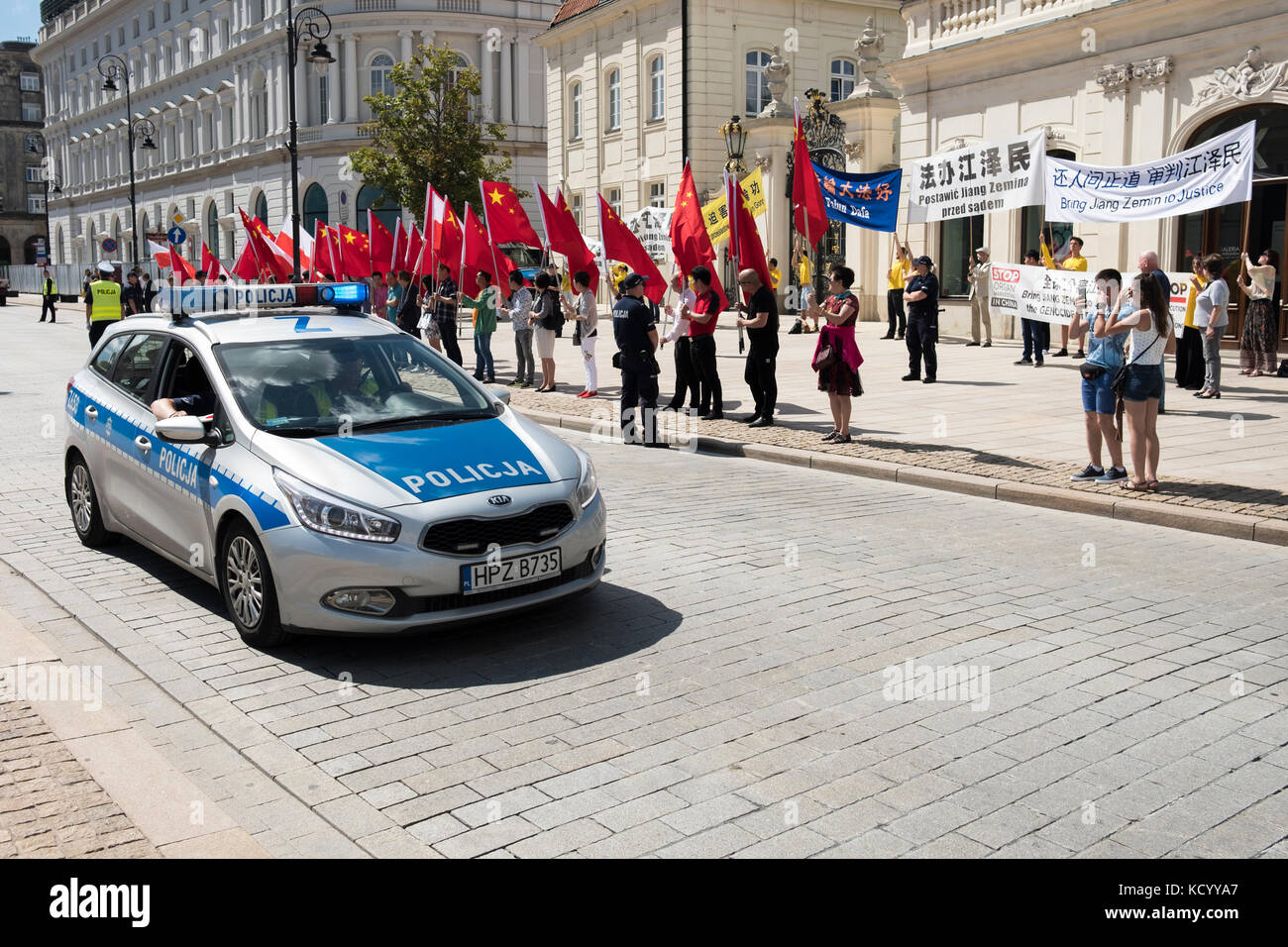 Demonstrators in Warsaw Poland, protest against organ harvesting in ...