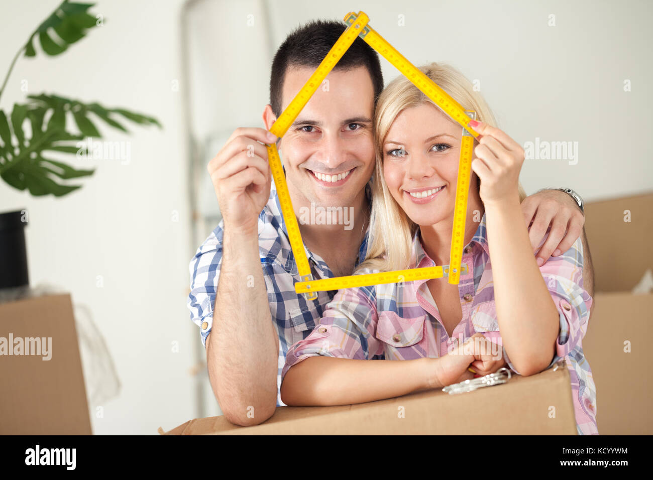 happy concept for new or first home Stock Photo - Alamy