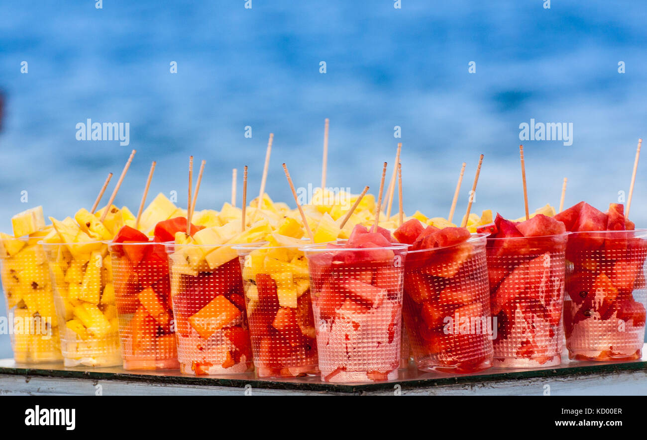 Mixed fruit watermelon pineapple papaya hi-res stock photography and ...