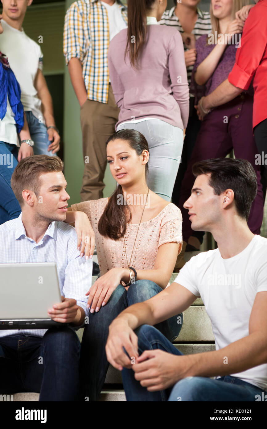 High school break time hall hi-res stock photography and images - Alamy