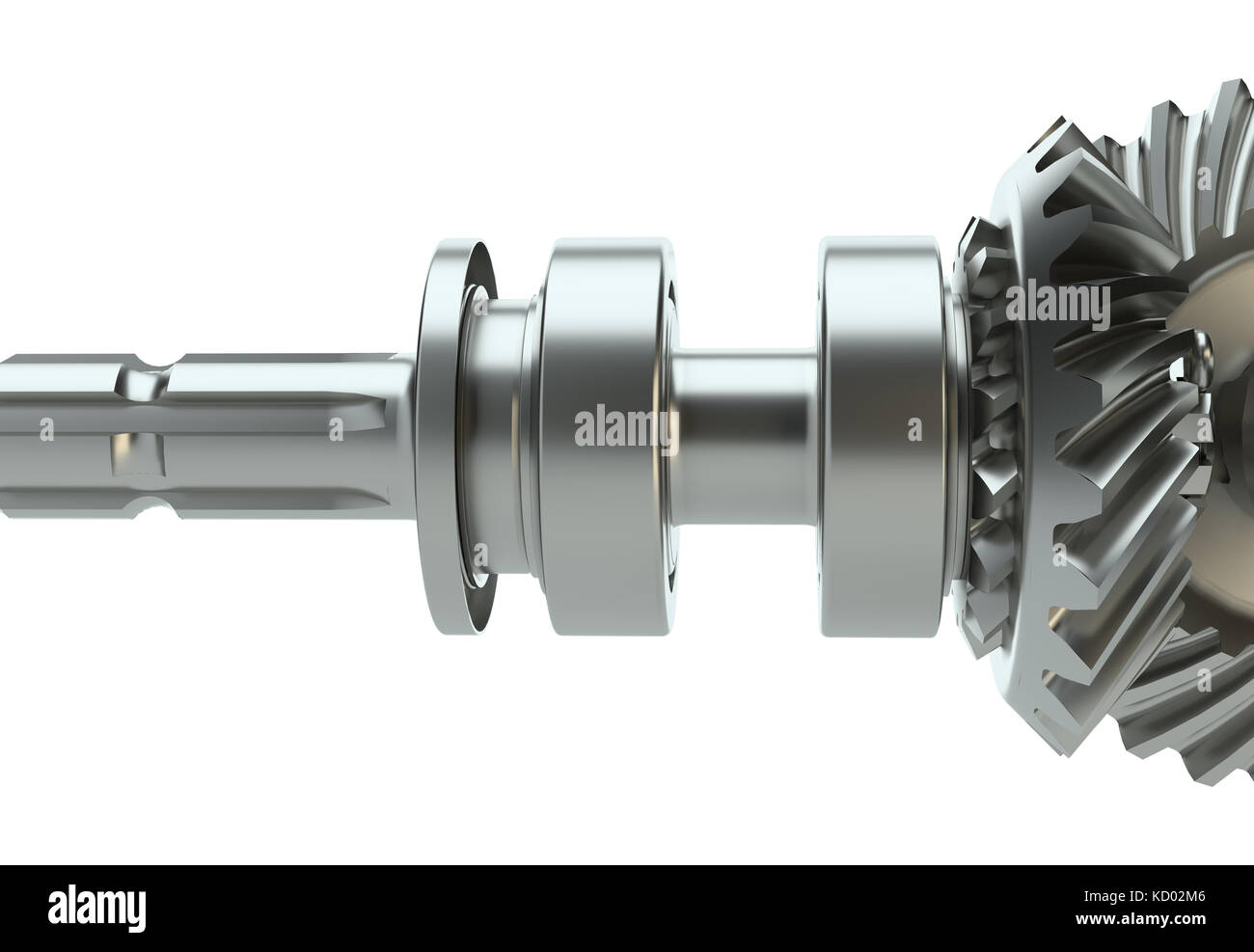 Cog gears mechanism concept. 3d illustration Stock Photo - Alamy