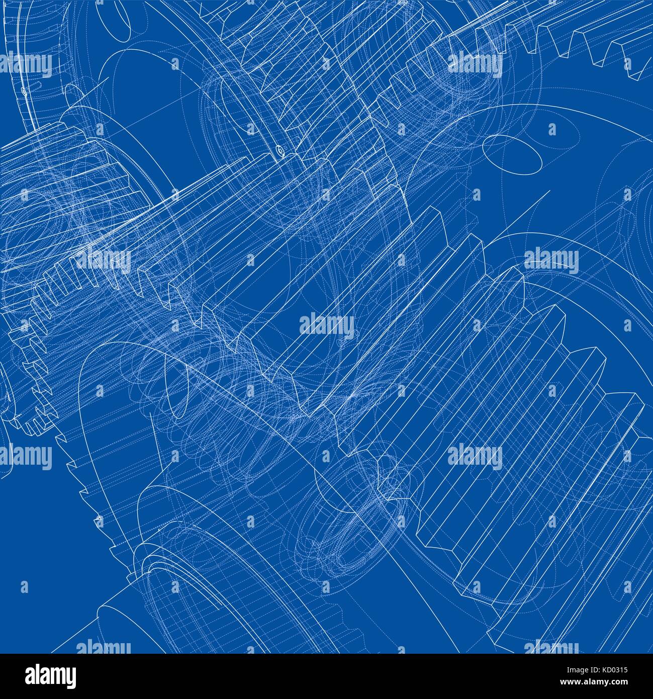 Gearbox sketch. Vector Stock Vector Image & Art - Alamy