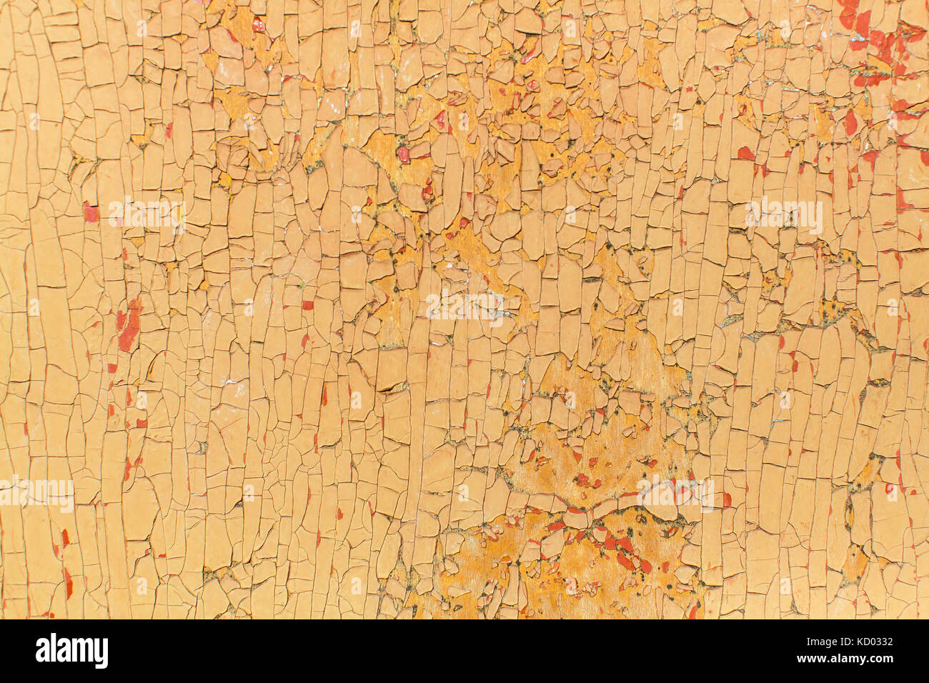 Peeling paint on old wooden rustic material on the wall. Wood texture ...