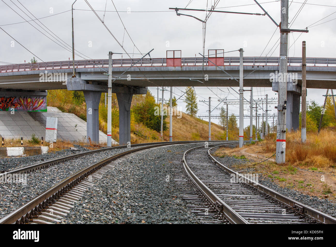 Train railway railroad rail road bridge hi-res stock photography and ...
