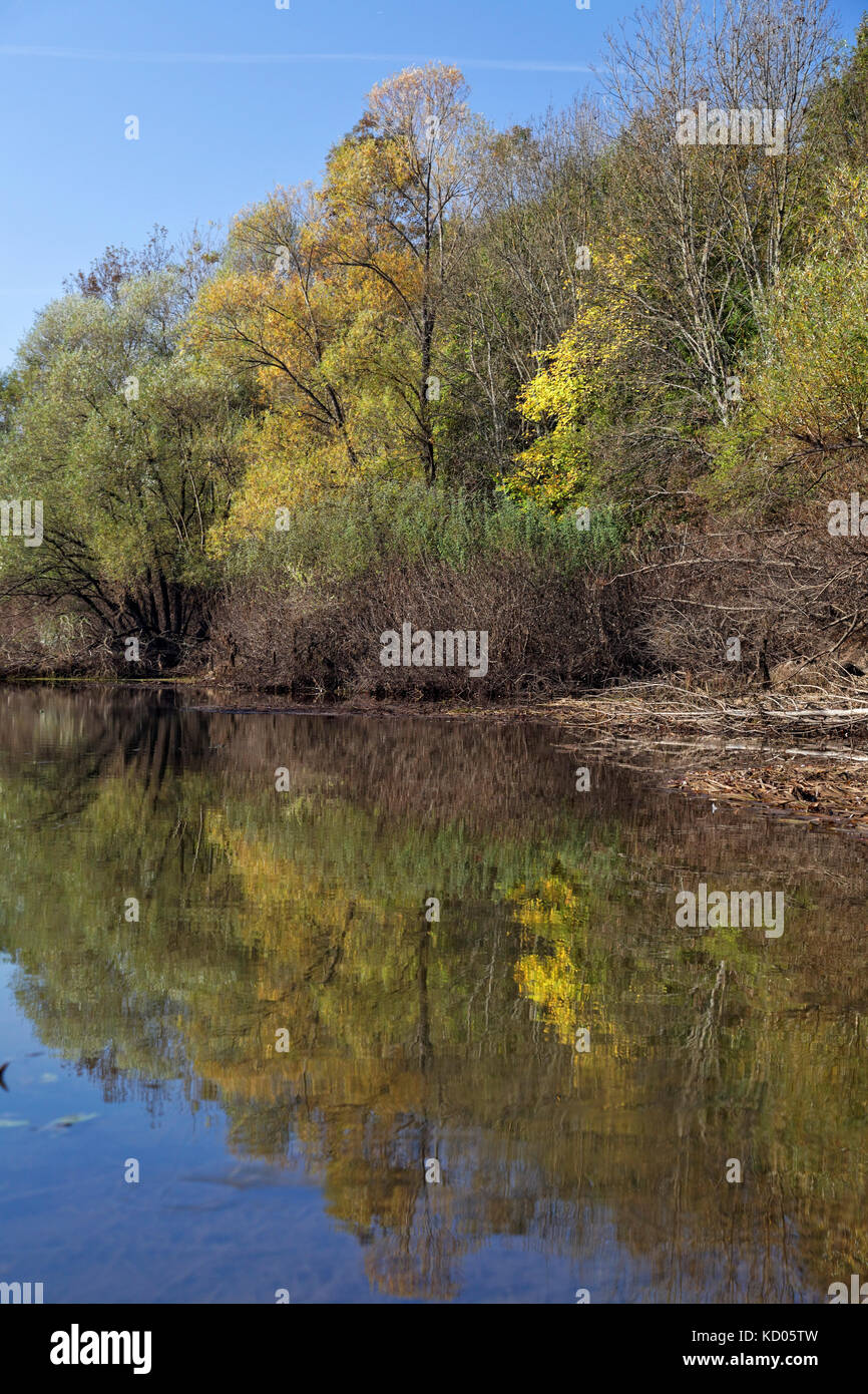 The Odra River in autumn, Croatia Stock Photo - Alamy