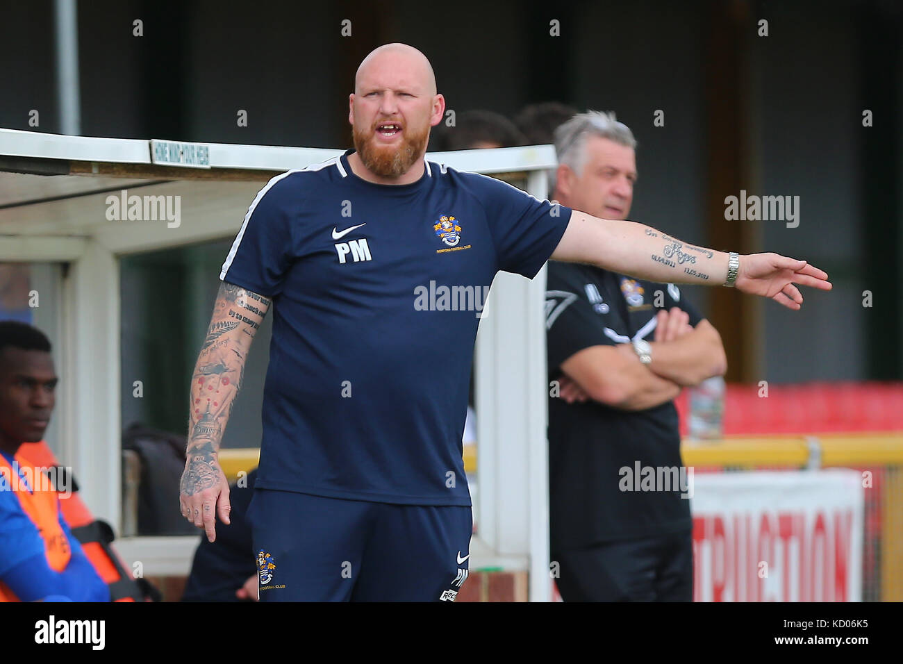 Romford manager Paul Martin during Romford vs Hastings United, FA ...