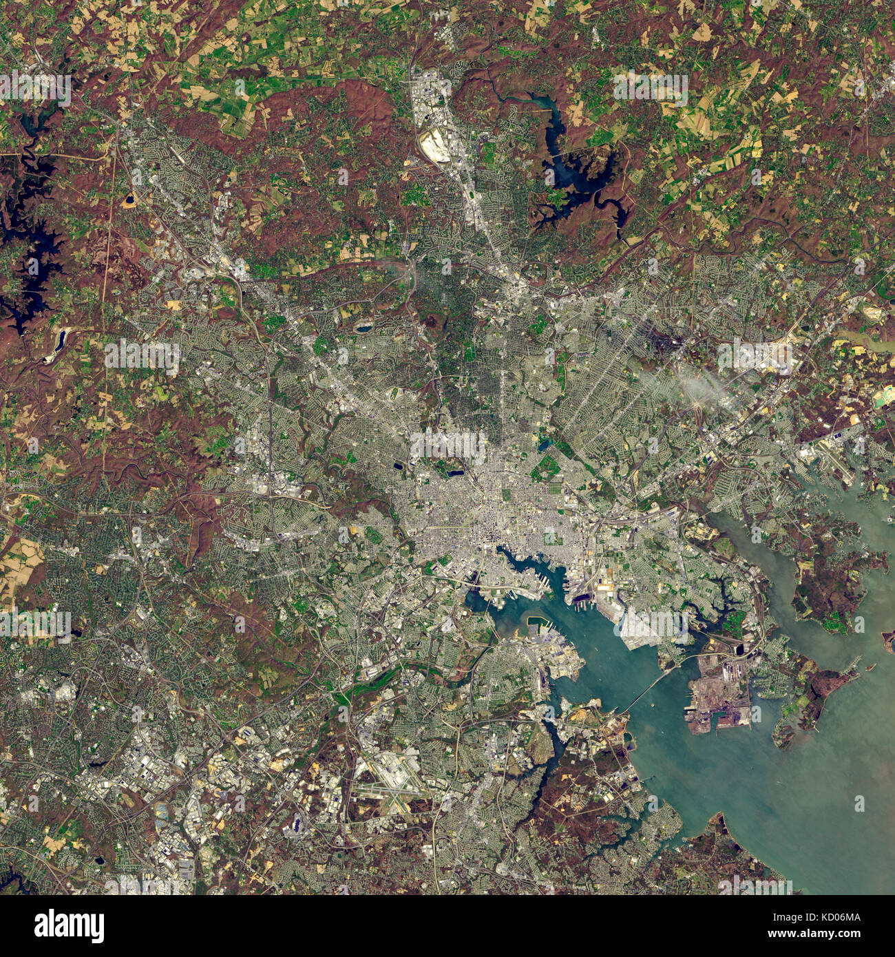 Fort mchenry baltimore aerial hi-res stock photography and images - Alamy