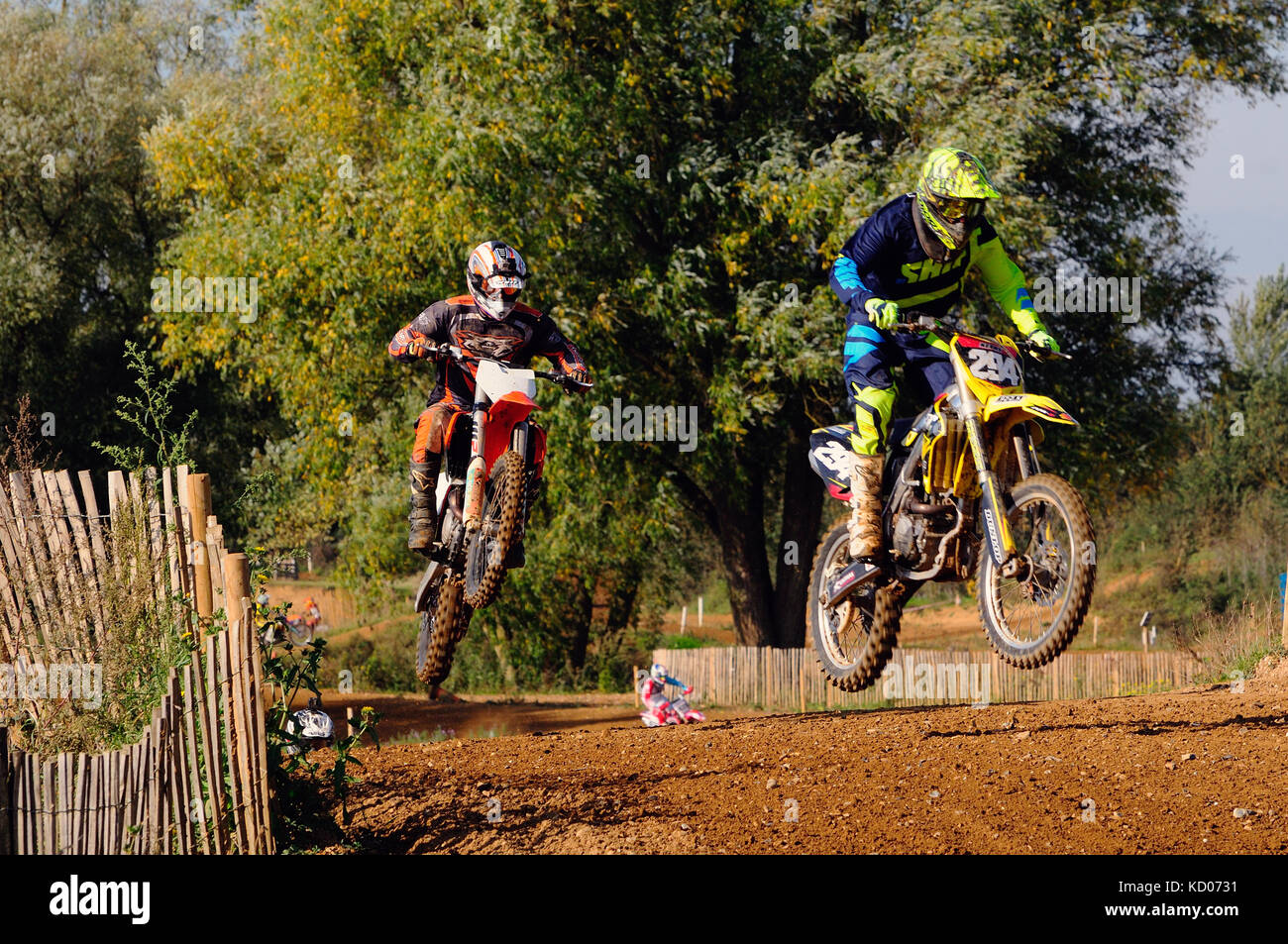 motocross in action Stock Photo - Alamy