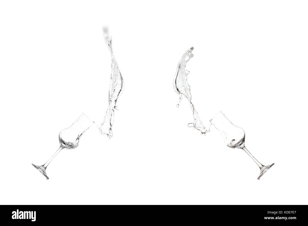 Isolated splashes with grappa sloshing out of a shot glass Stock Photo ...