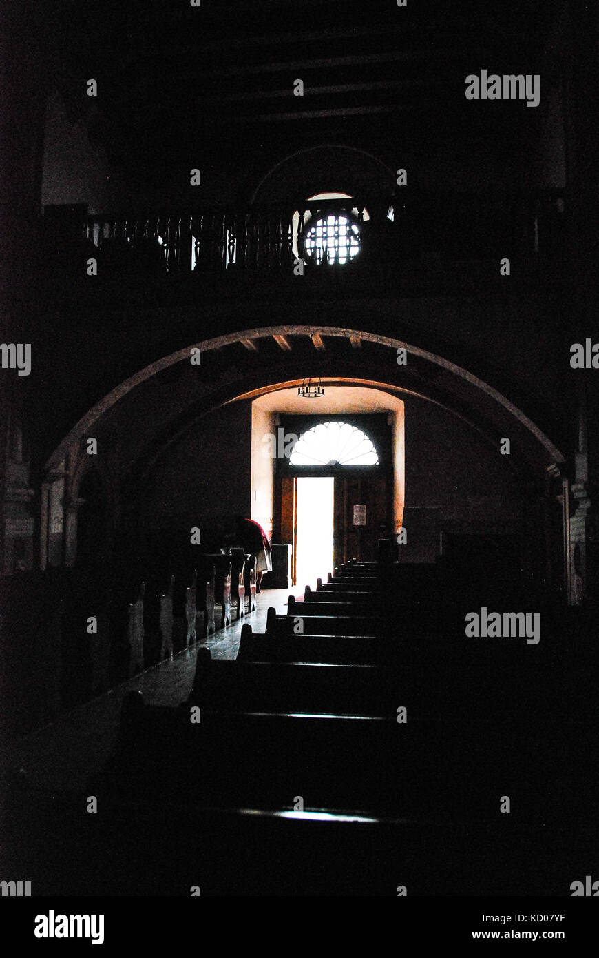 Inside of church Stock Photo - Alamy