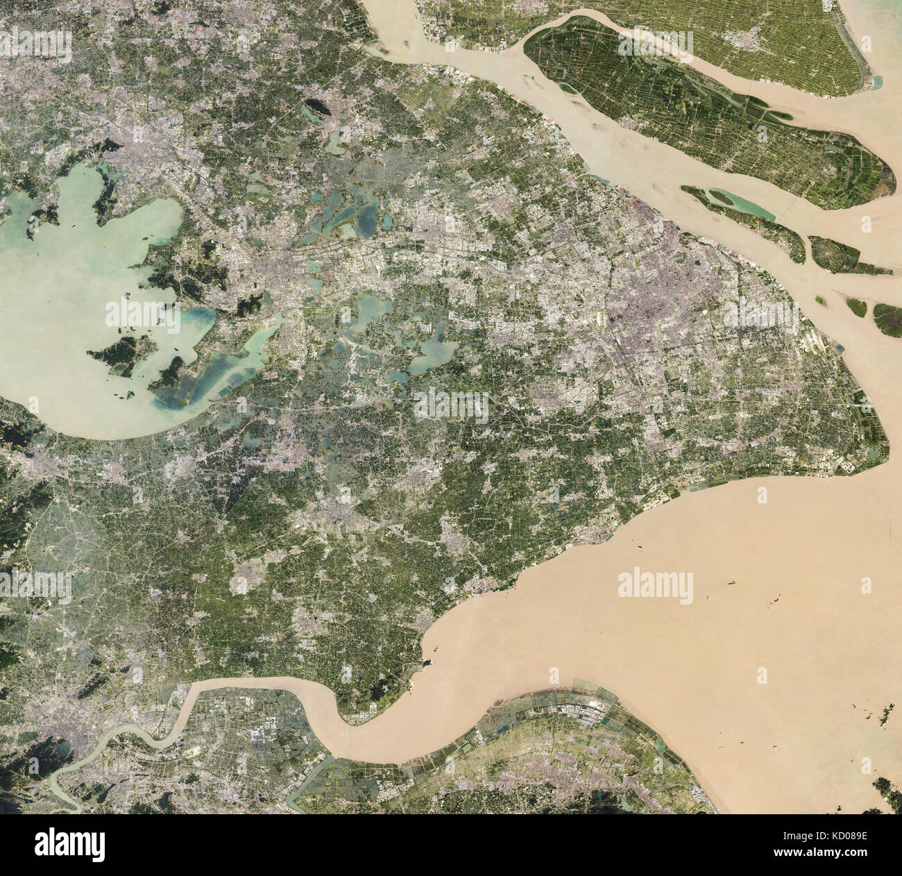 River delta satellite hi-res stock photography and images - Alamy