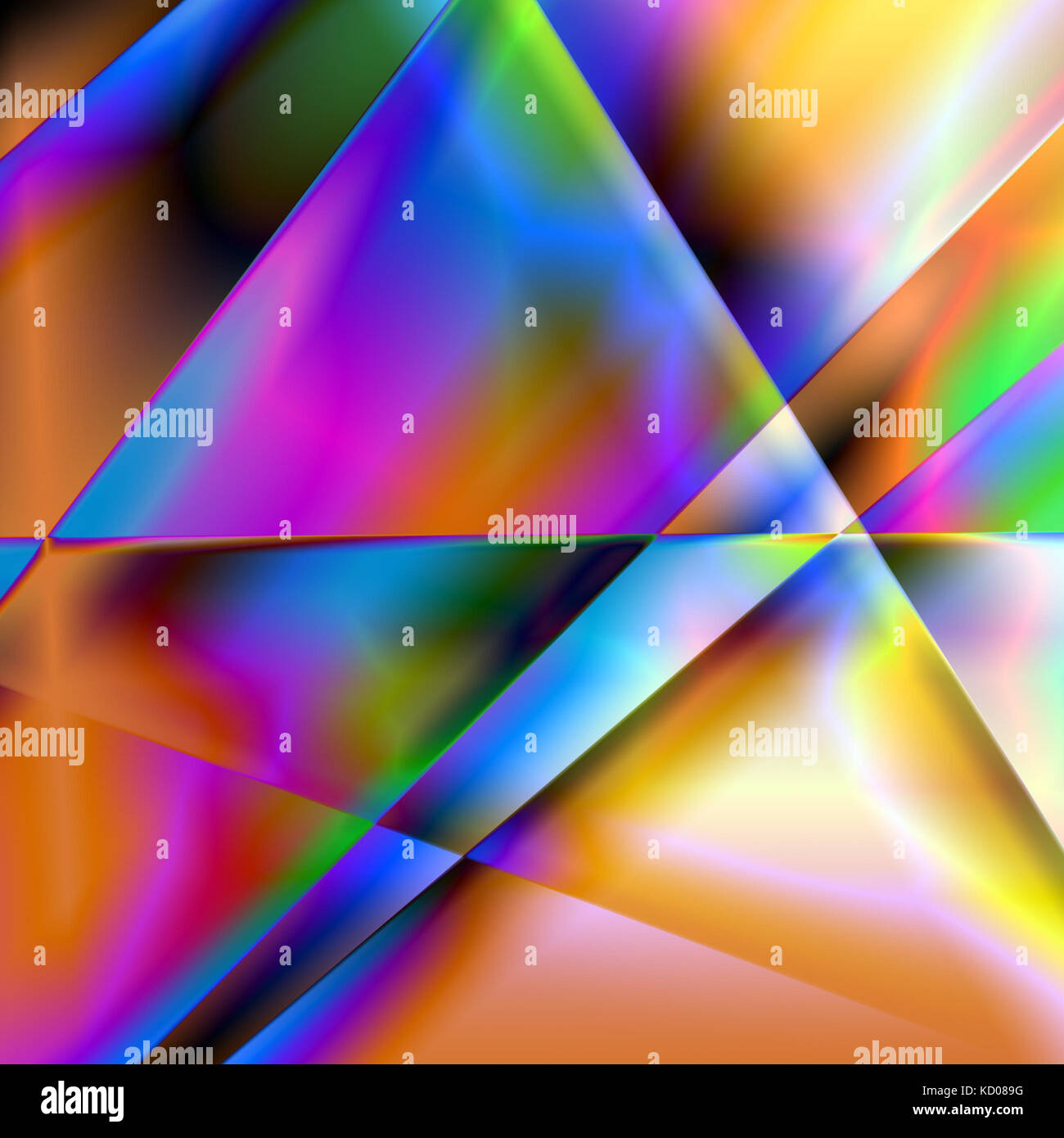 Bright colored geometric background with abstract shapes, triangle and ...