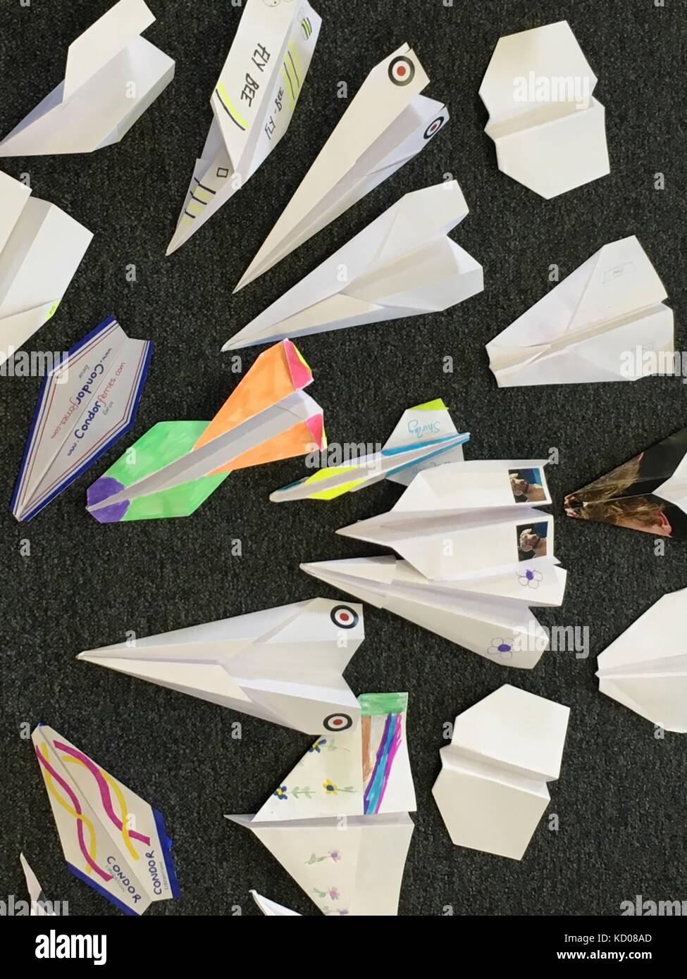 Paper airplane throwing competition hi-res stock photography and images ...