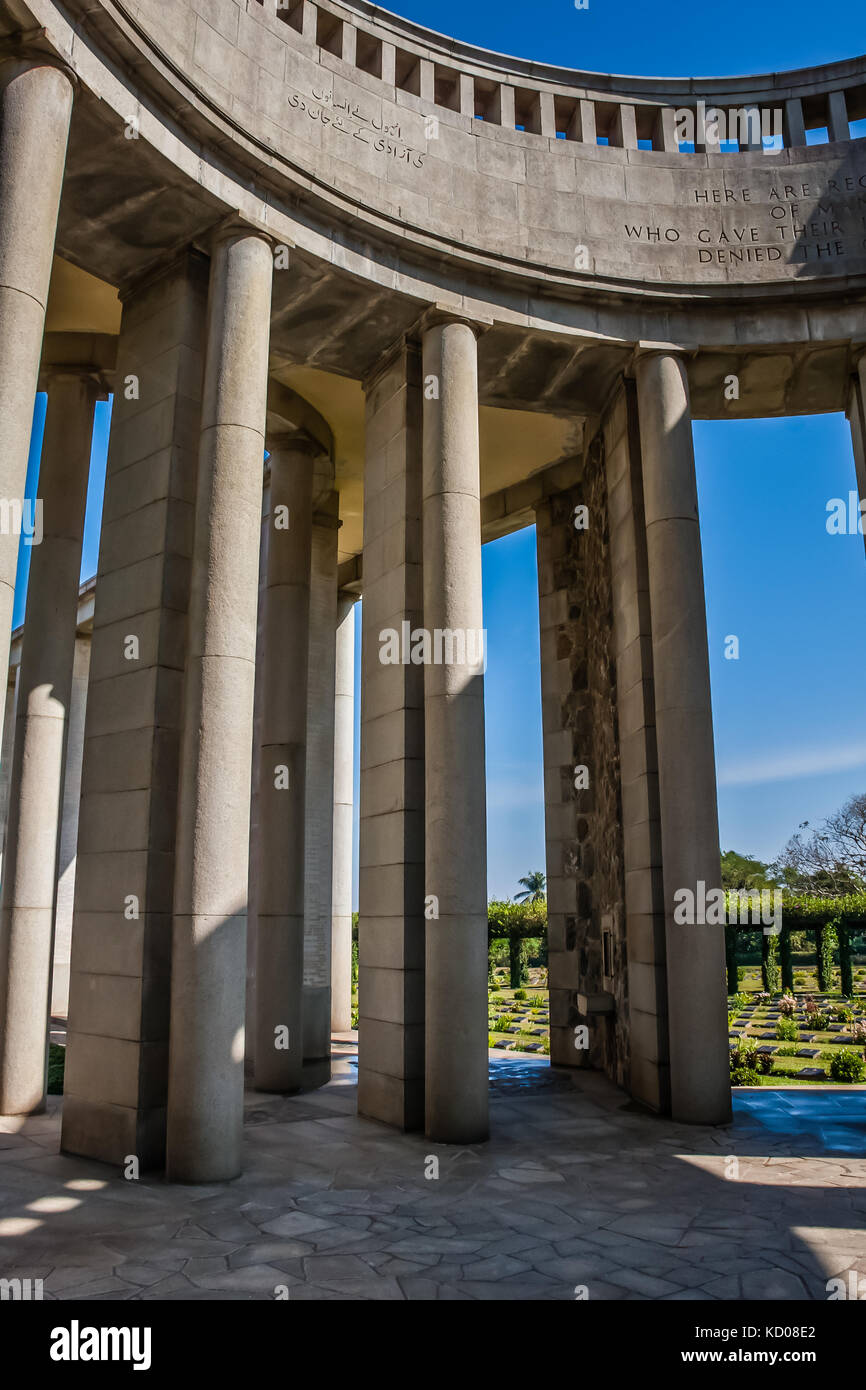 Htauk Kyant War Memorial Cemetery, Yangon, Myanmar Stock Photo - Alamy