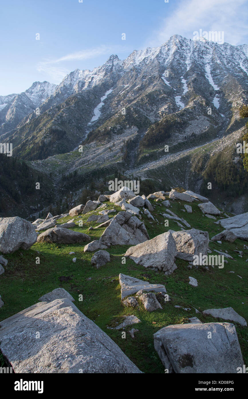 Triund trekking hi-res stock photography and images - Alamy