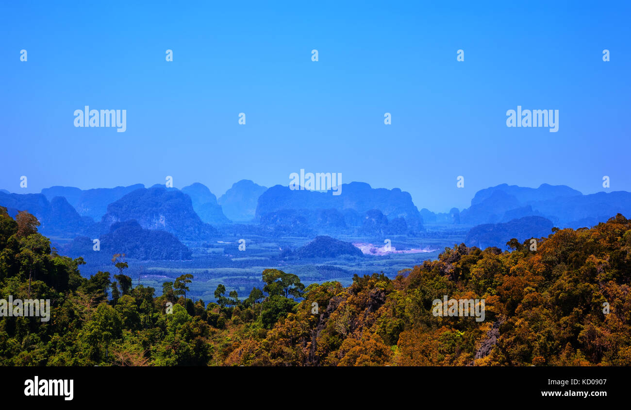 Rock formations, Krabi province, Thailand Stock Photo - Alamy