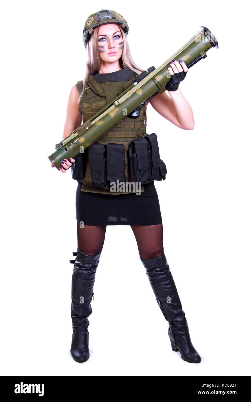 Woman in the armed forces Cut Out Stock Images & Pictures - Alamy