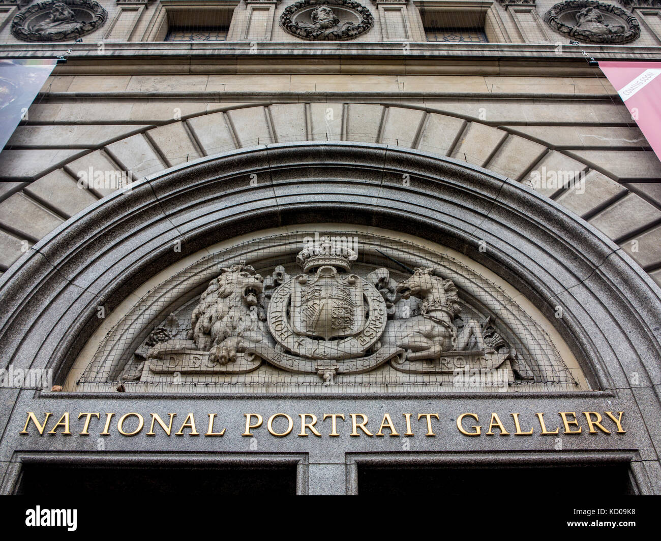 The National Portrait Gallery sign Stock Photo - Alamy