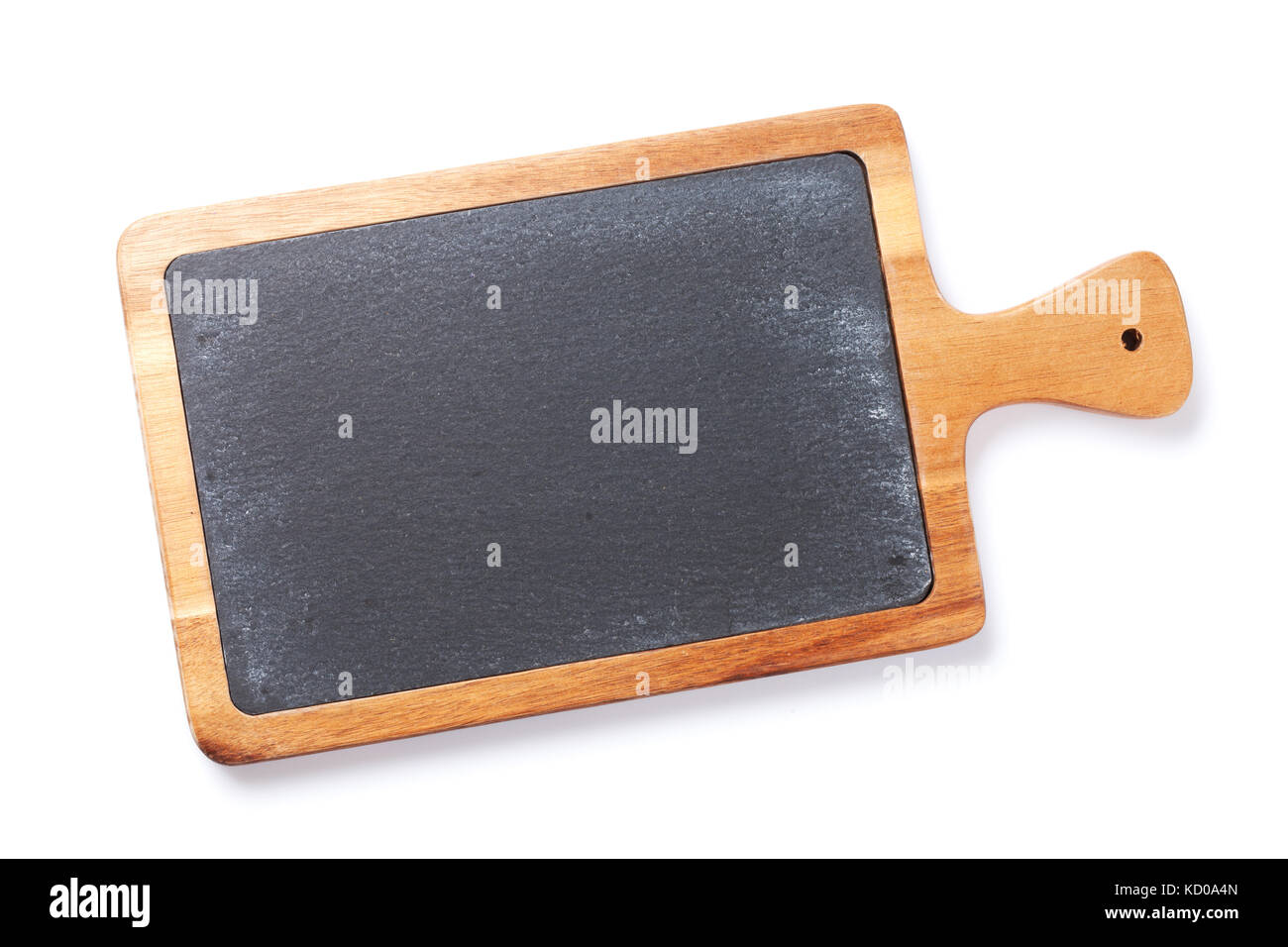 Cutting board. Isolated on white background. Top view Stock Photo - Alamy