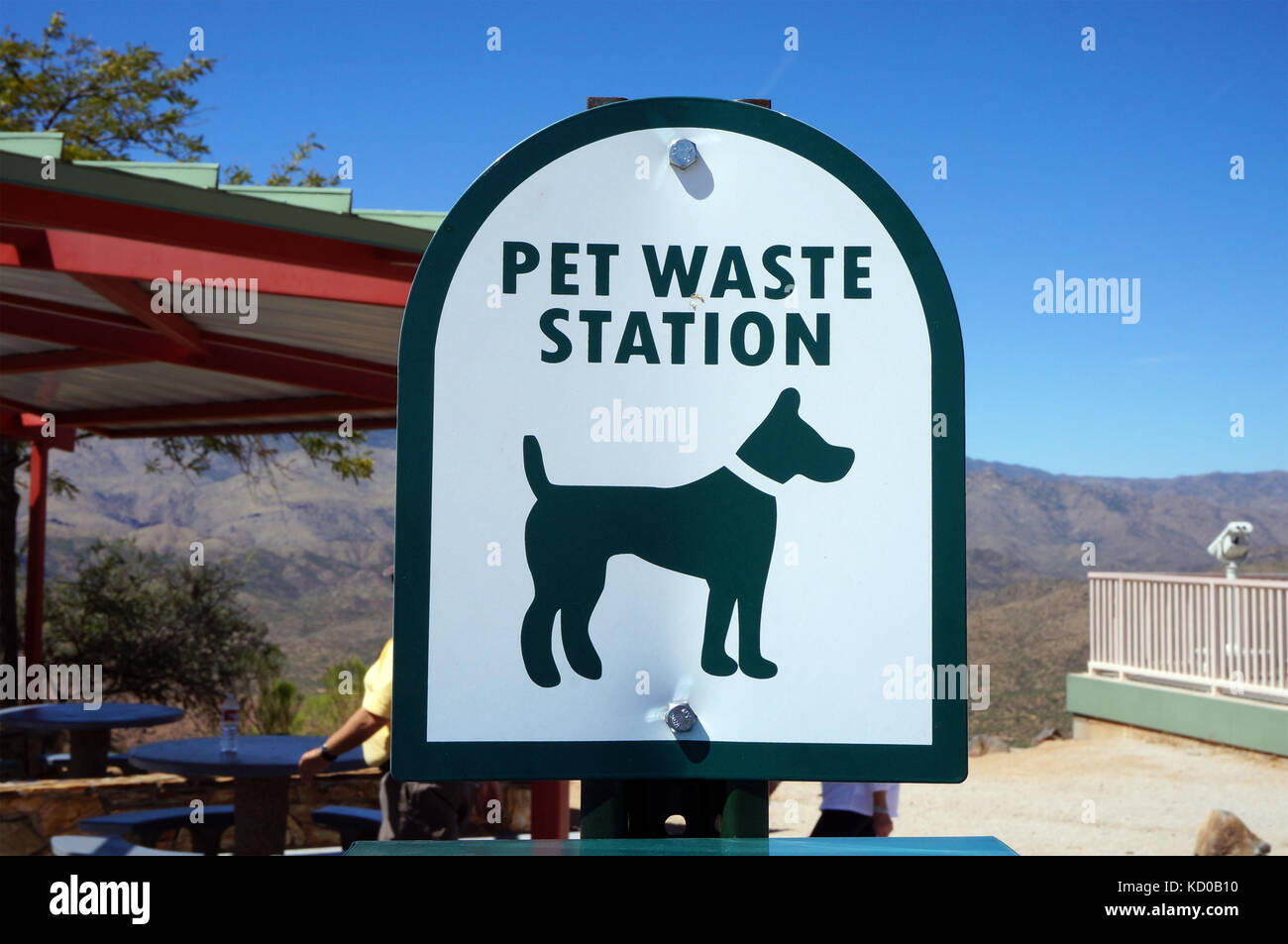 Pet Waste Station Sign Stock Photo - Alamy