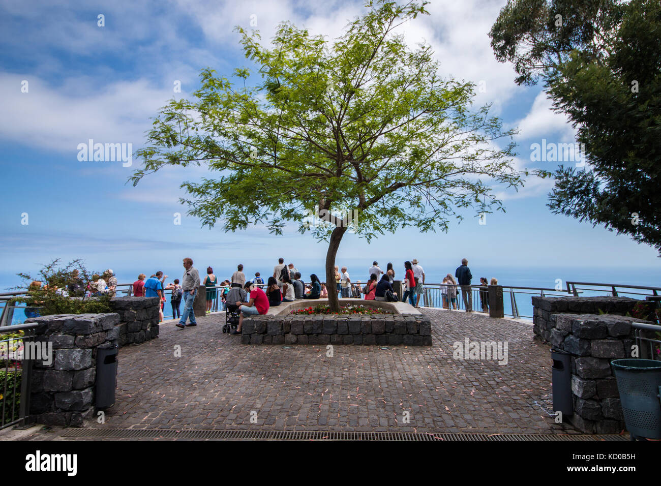 View of the famous Cabo Girao viewpoint in Madeira island, Portugal ...