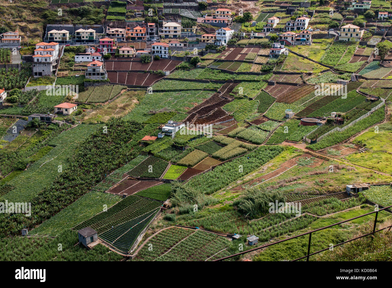 View of small farmland lots viewed from above Stock Photo - Alamy