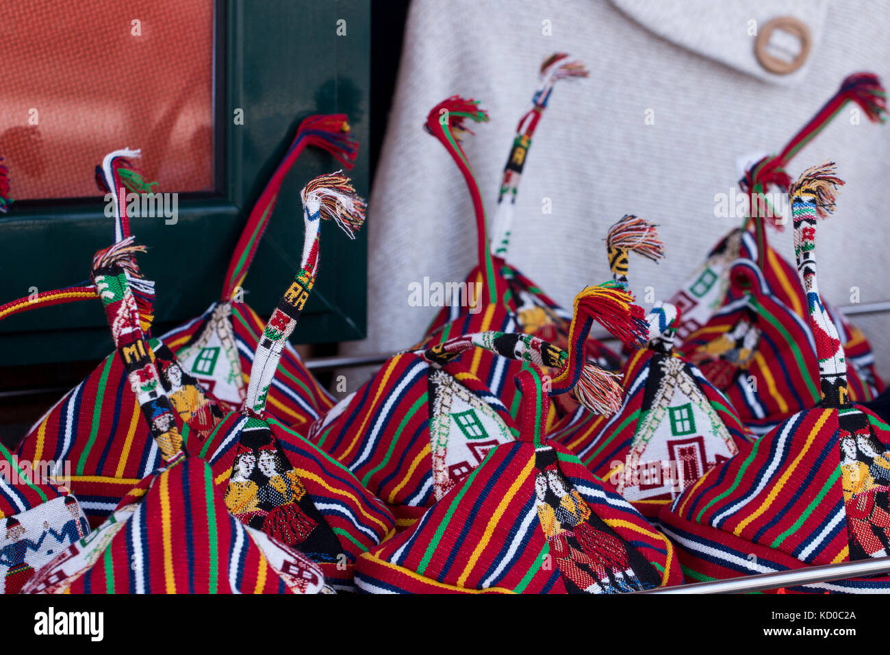 Traditional hat, called Carapuca from Madeira island Stock Photo - Alamy