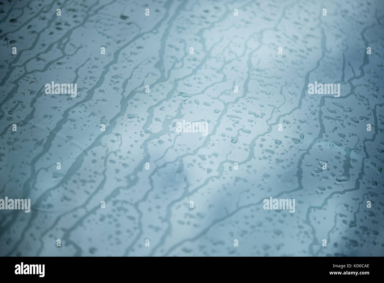 Texture car window raindrops Stock Photo - Alamy