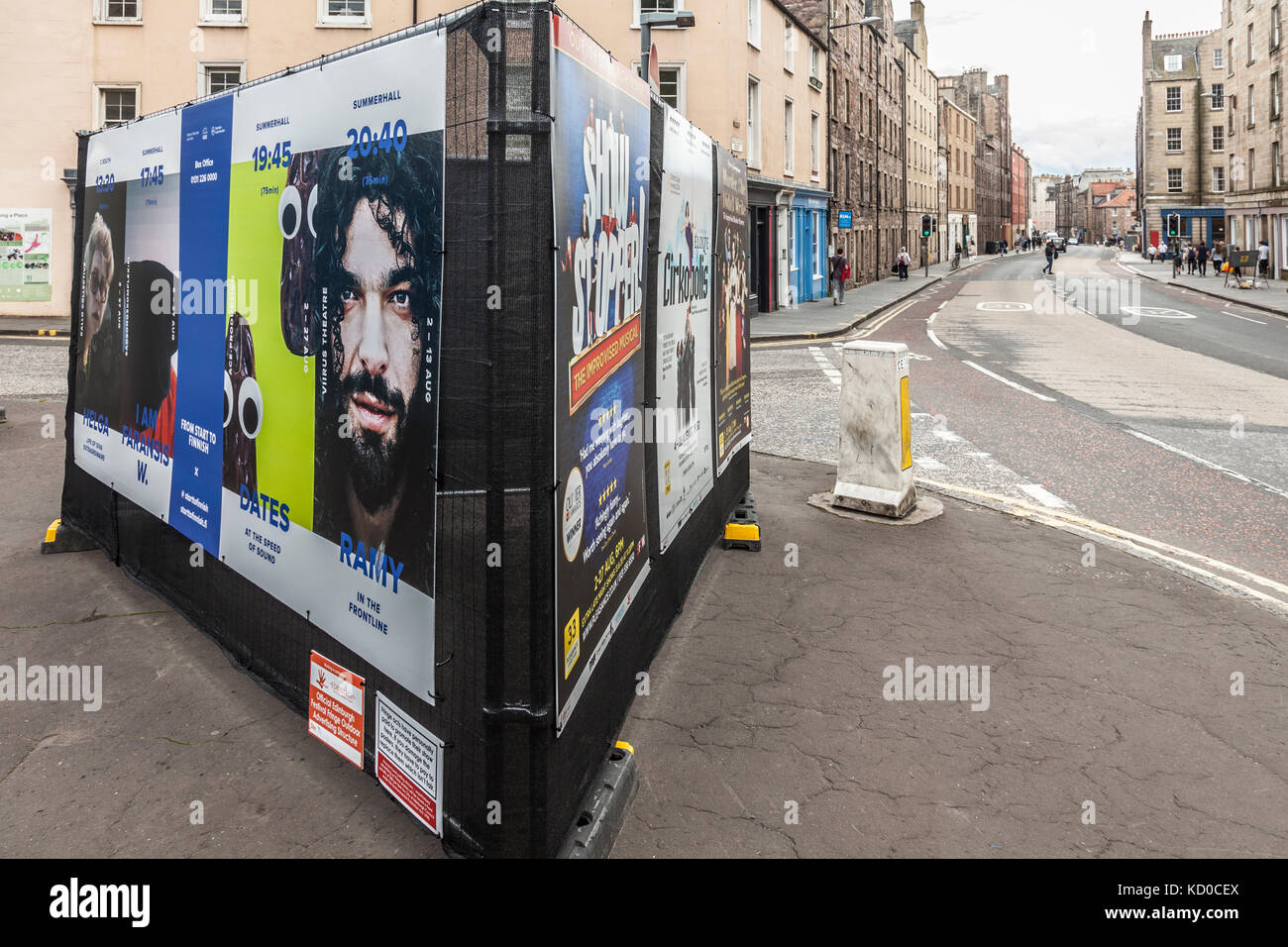 An official Edinburgh Festival Fringe Outdoor Advertising Structure ...