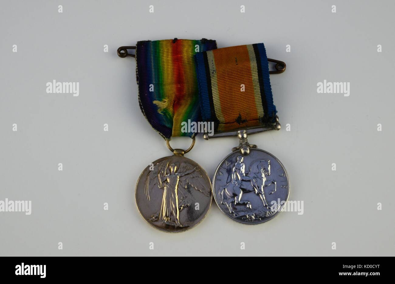 WW1 British War Medals Stock Photo - Alamy