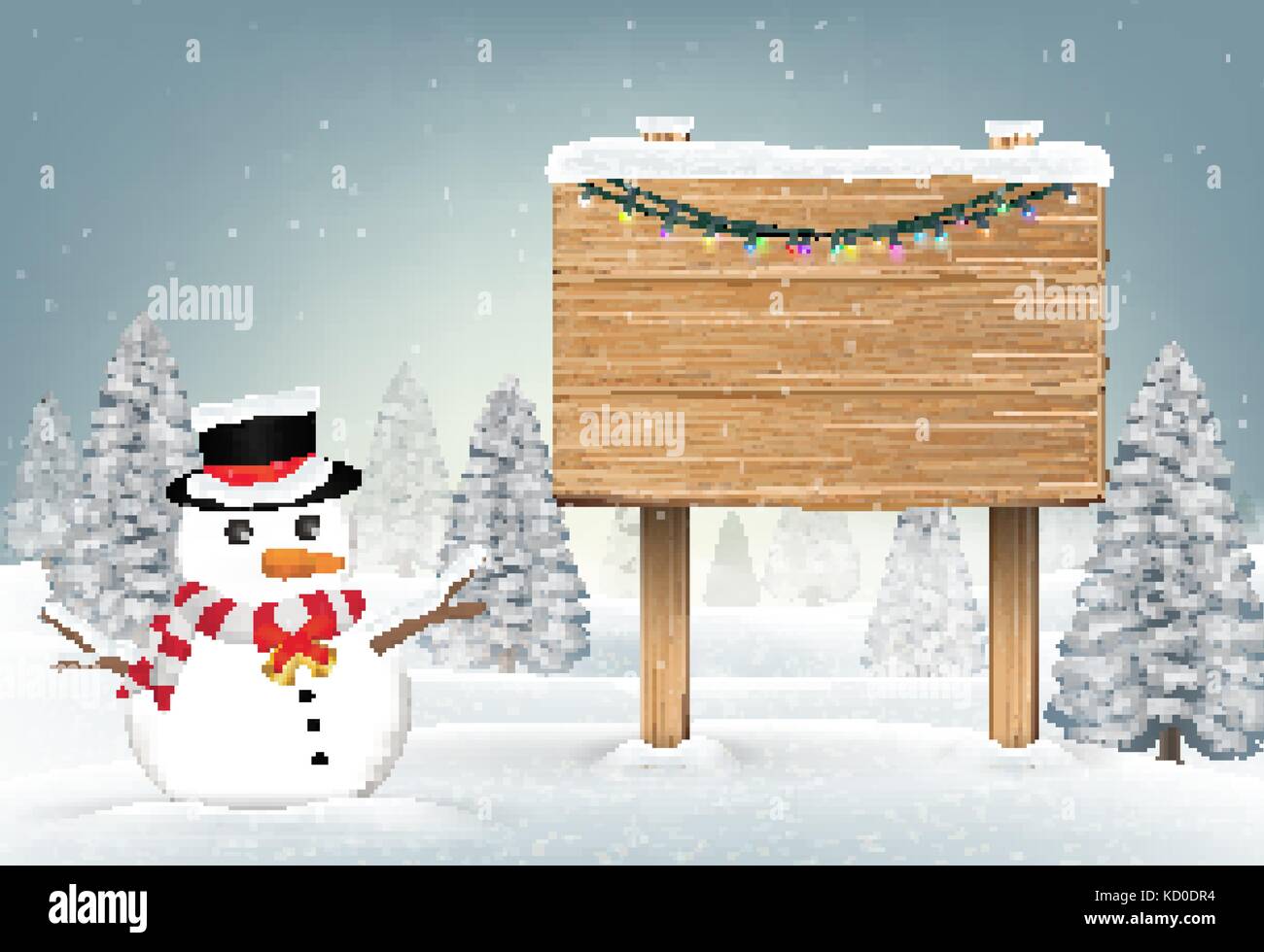 Light sign on wooden Stock Vector Images - Alamy