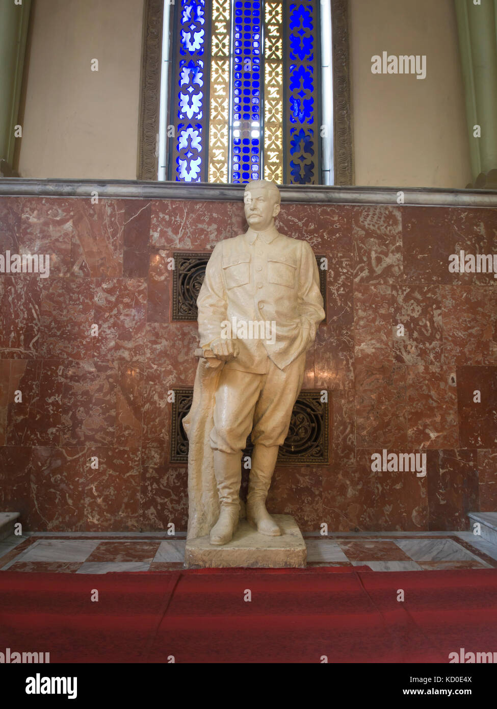 Joseph Stalin Museum in the town Gori in Georgia, monument of the ...