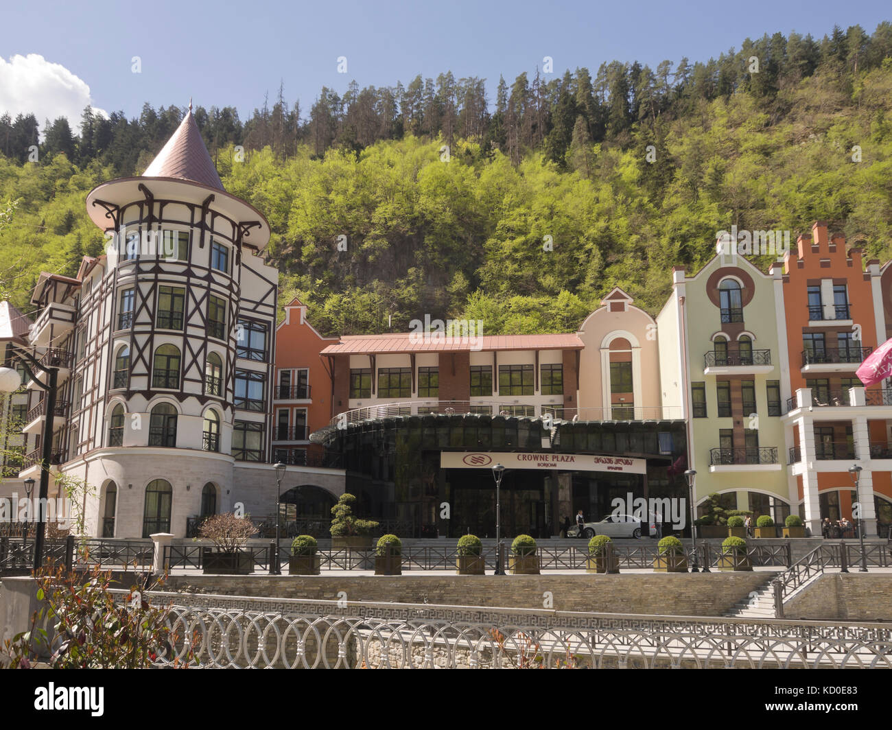 Borjomi Georgia, well known for its spring and mineral water as well as ...