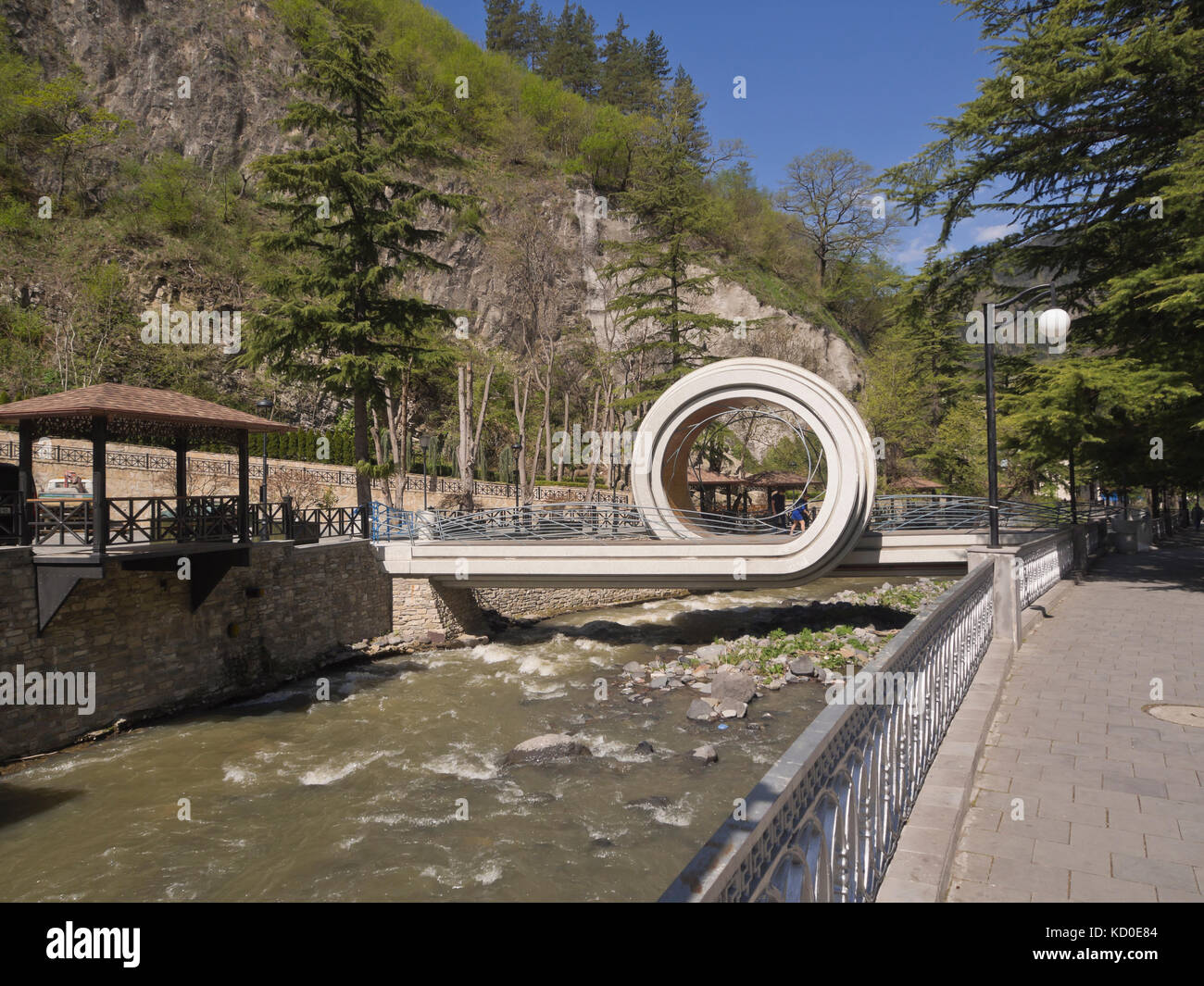 Borjomi Georgia, well known for its spring and mineral water as well as ...