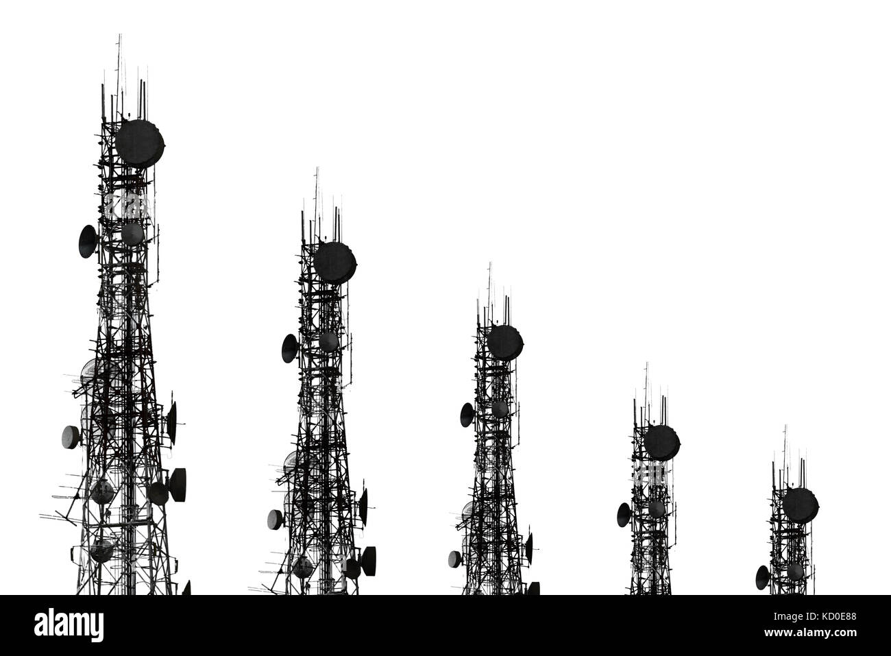 Radio Tower Silhouette