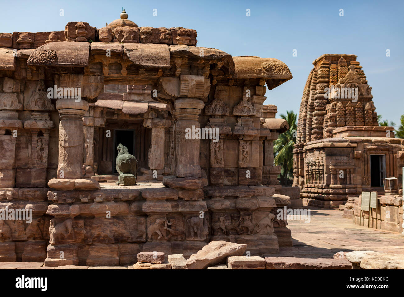 Pattadakal, also called Paṭṭadakallu or Raktapura, is a collection of ...