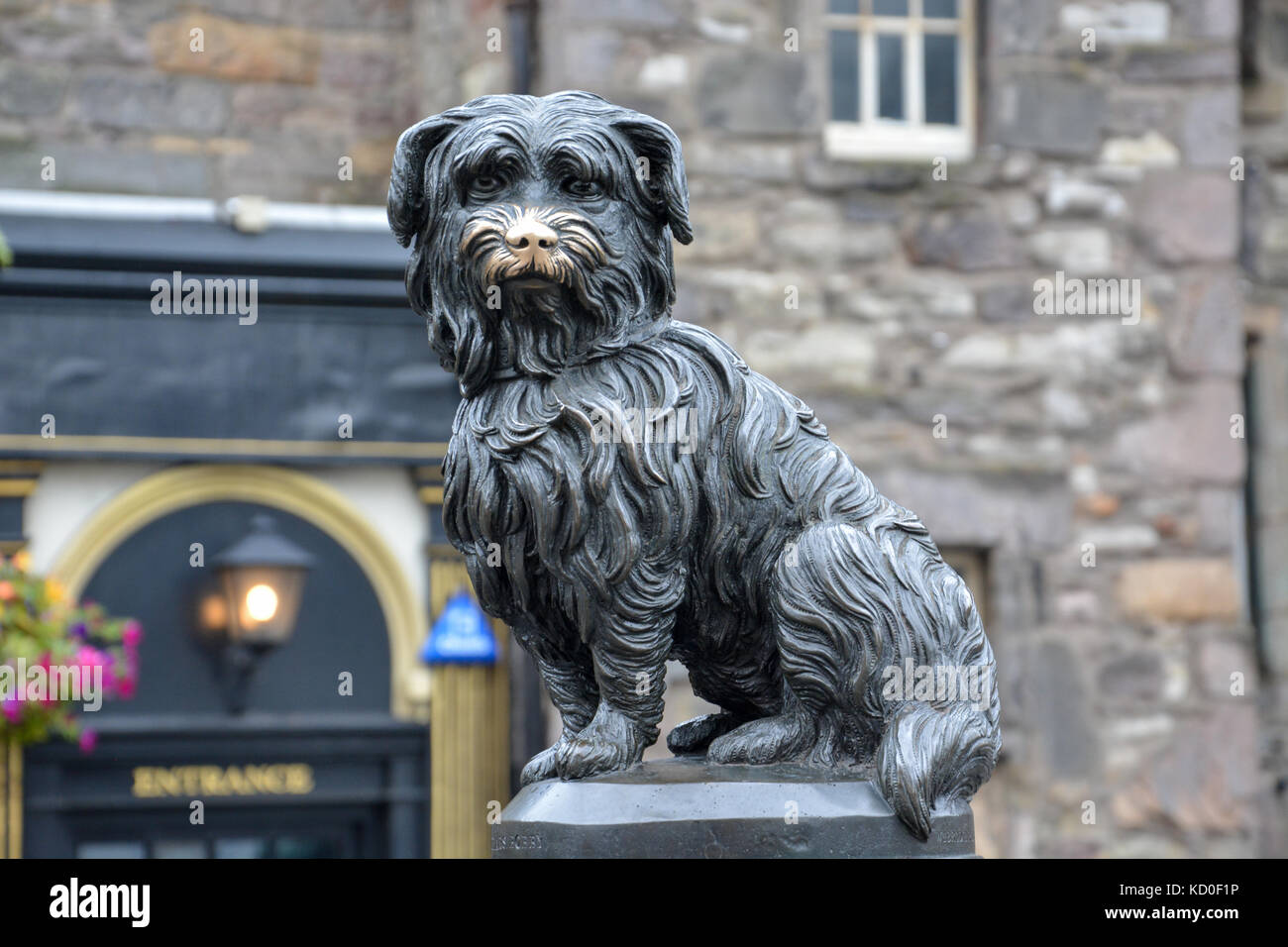 The statue of the dog Greyfriars Bobby in Edinburgh Stock Photo - Alamy
