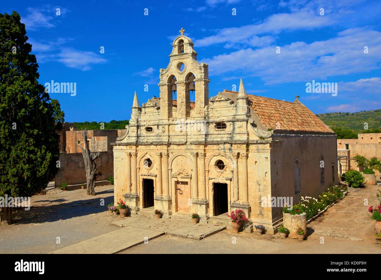 Rethymno crete monastery hi-res stock photography and images - Alamy