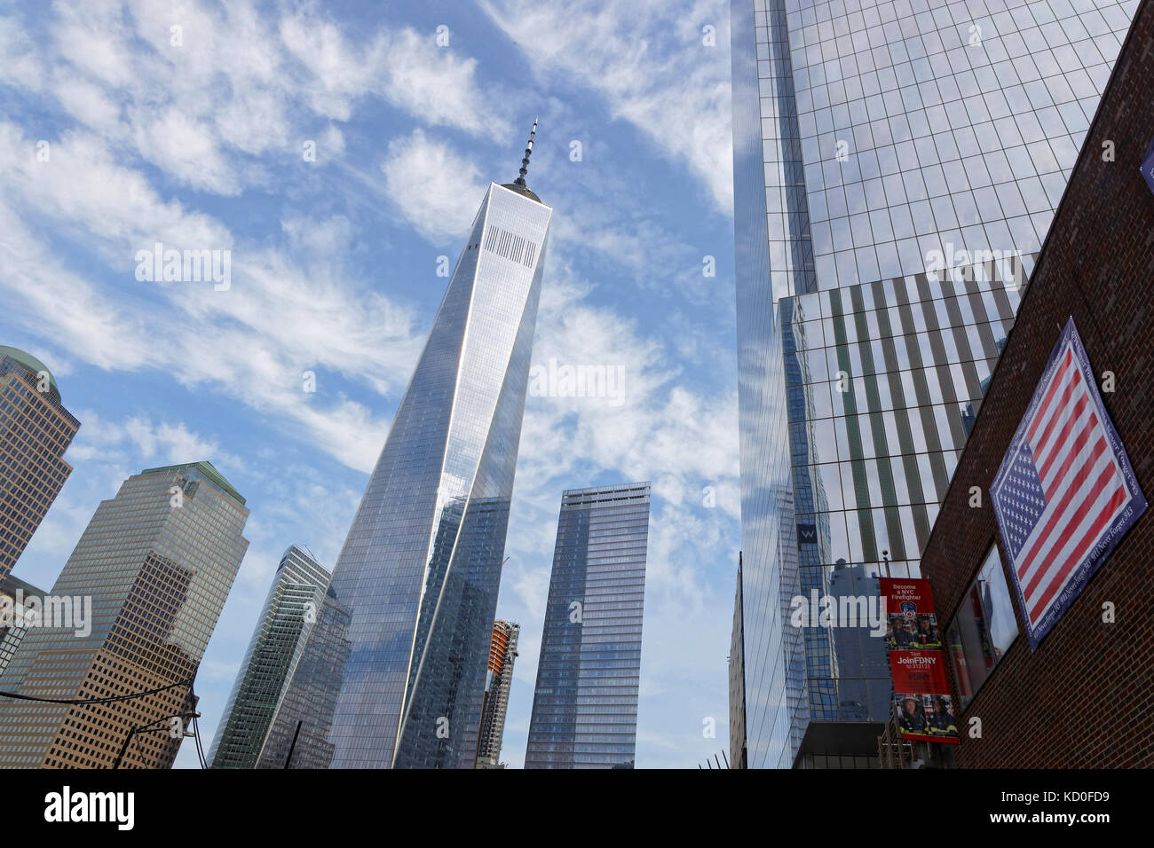 NEW YORK CITY, USA, September 12, 2017 : The One World Trade Center ...