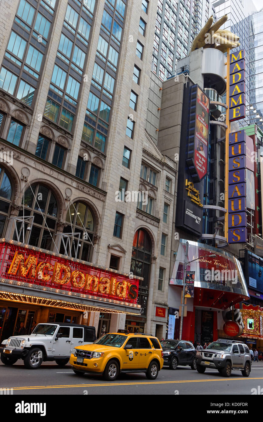 NEW YORK CITY, USA, September 13, 2017 : Buildings in Times Square ...