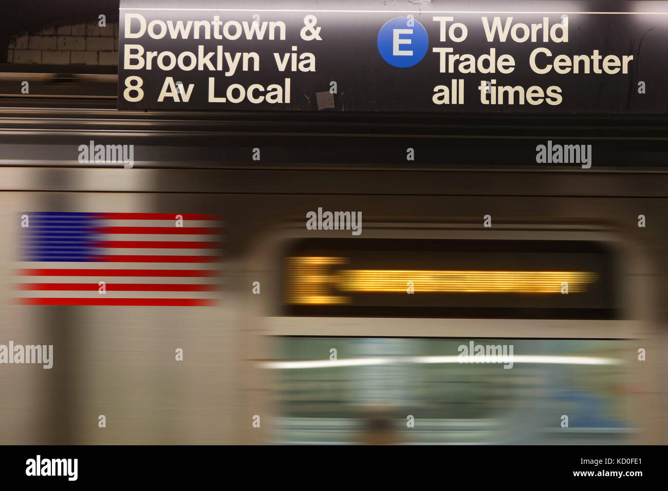 NEW YORK CITY, USA, September 13, 2017 : A digital sign on the side of ...