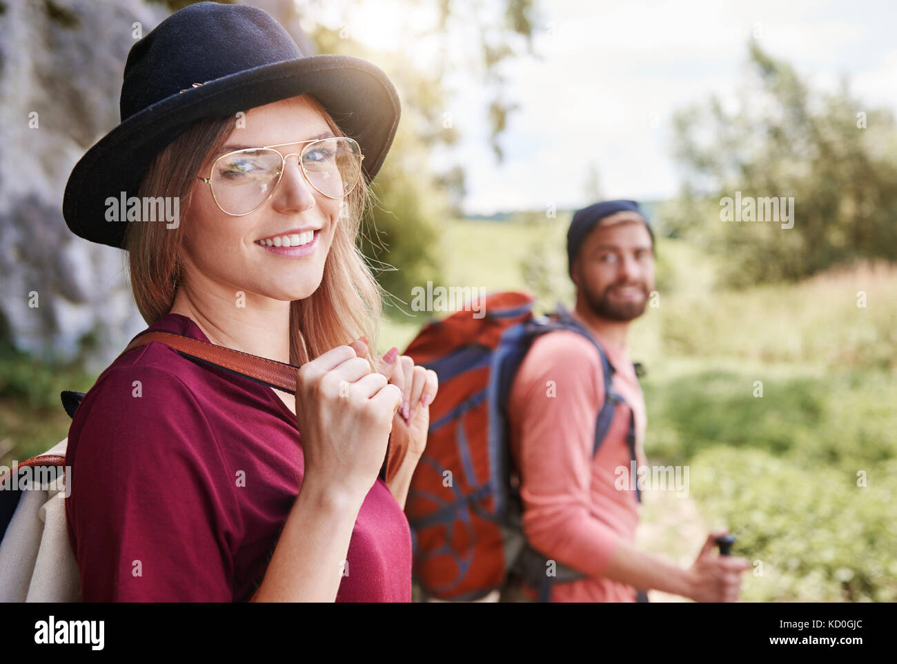 Hiking camera hi-res stock photography and images - Alamy